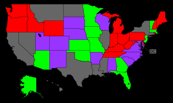USA BLADDER CANCER DEATH RATE BY STATE