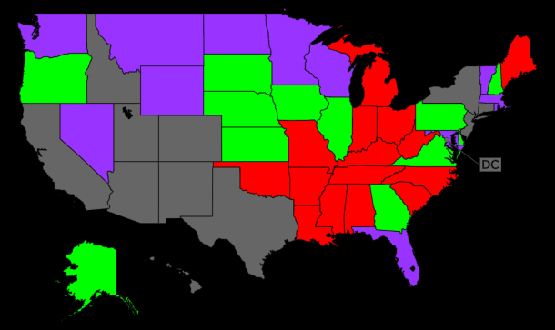 USA LUNG CANCERS DEATH RATE BY STATE