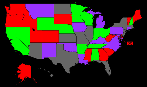 USA PROSTATE CANCER DEATH RATE BY STATE