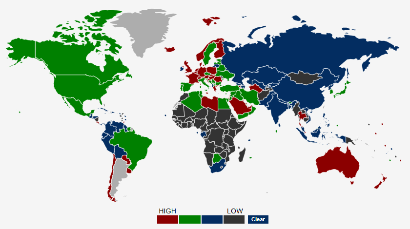Drinking Water • Improved • Total • 2020 • World by Country • Percent ...