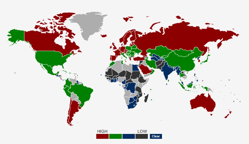 School Life Expectancy (SLE) Map – Global Years of Schooling by Country ...
