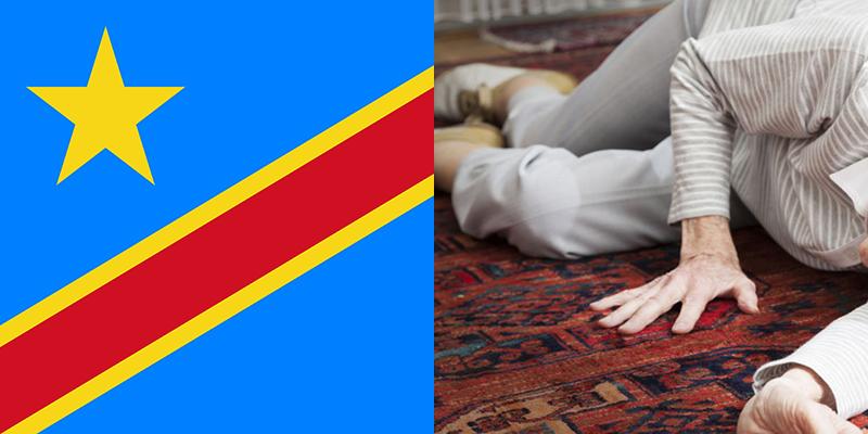 콩고 민주 공화국에서 낙하