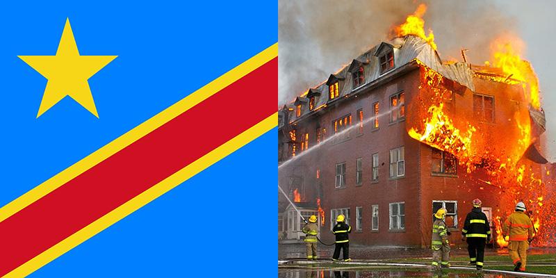 Fires in DR Congo
